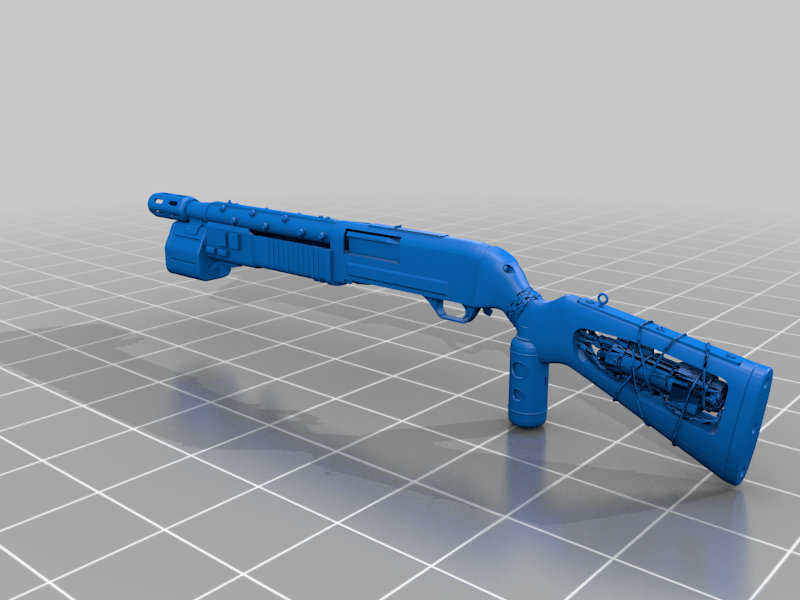 Free 3D file Atomic Heart Shotgun 💜・3D printing model to download・Cults