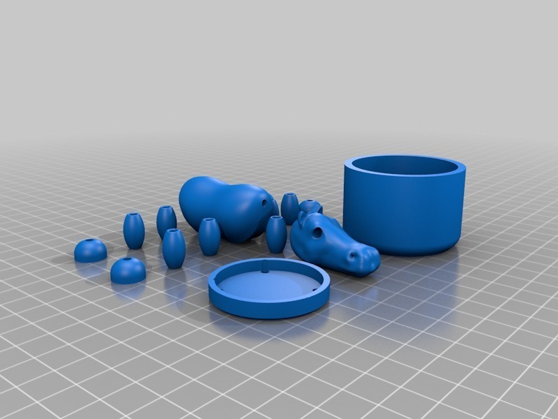 Free 3D file Push collapse Horse・3D printing template to download・Cults