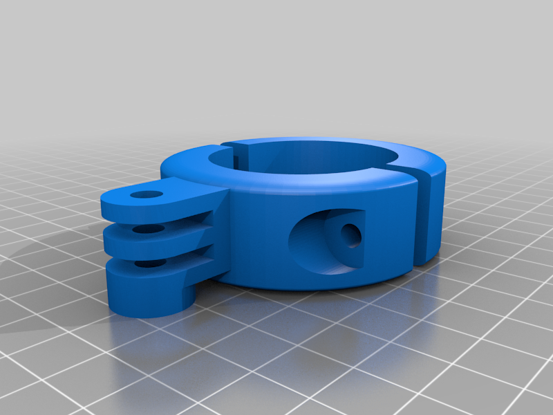 Free 3D file 38mm 1.5in Roll bar GoPro Clamp・Template to download and ...