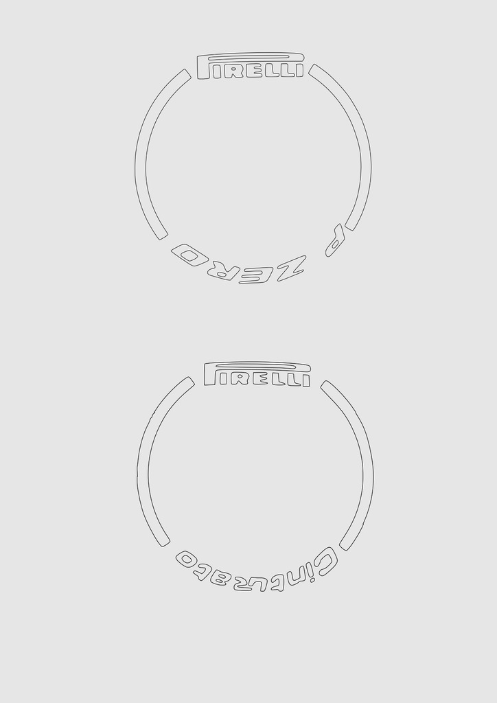Fichier 3D gratuit Logo des pneus Pirelli SVG・Plan pour imprimante 3D à ...