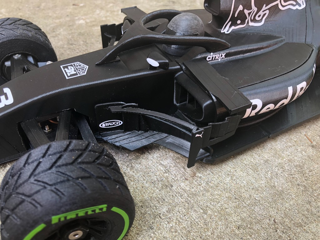 Free 3D file Red bull RB14 turning vane 🐂・Object to download and to 3D ...