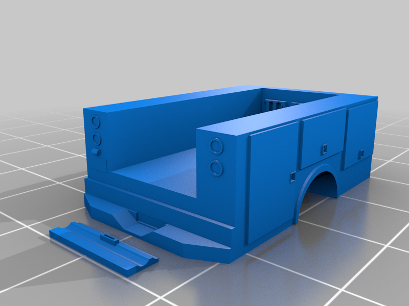 Free 3D file 1/64 utility pickup bed 🛏️・3D printer design to download・Cults