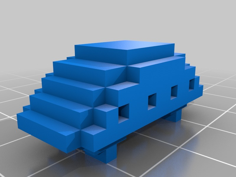 Free 3D file Space Invaders Pixel-Figures・3D printer design to download ...