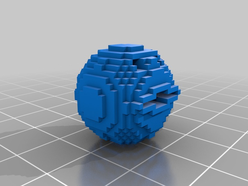 Free 3D file Wizball 8-bit・3D printer design to download・Cults