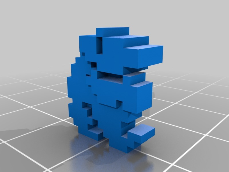 Free 3D file Monty on the Run 8-Bit Figure・3D printing template to ...