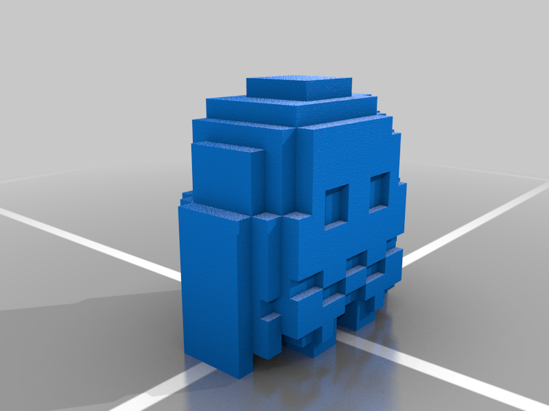 Free 3D file Ms Pacman with blue Ghost 👻・3D printer design to download ...
