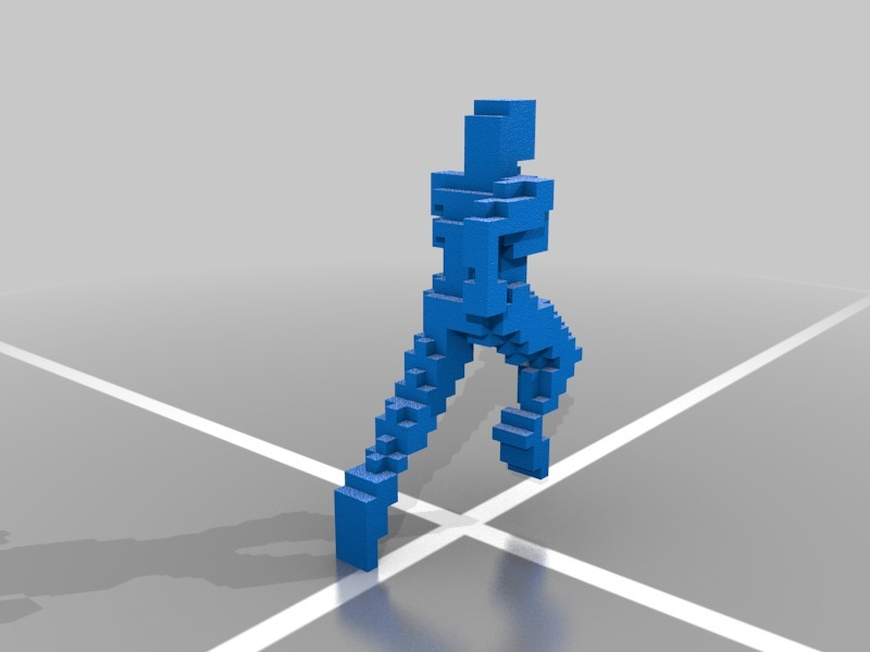 Free 3D file Impossible Mission 8-Bit Figures・3D printable model to ...
