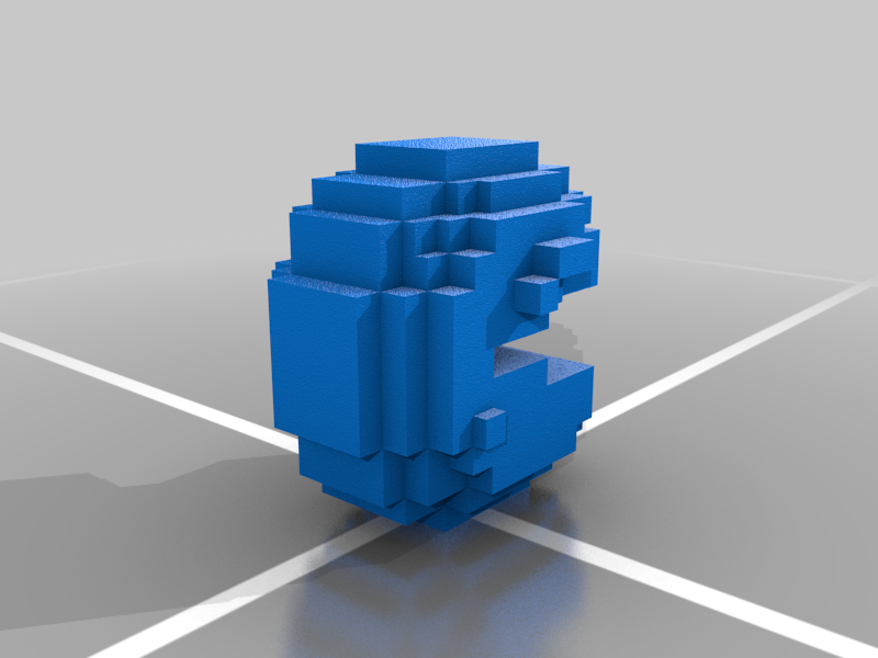 Free 3D file Ms Pacman with blue Ghost 👻・3D printer design to download ...