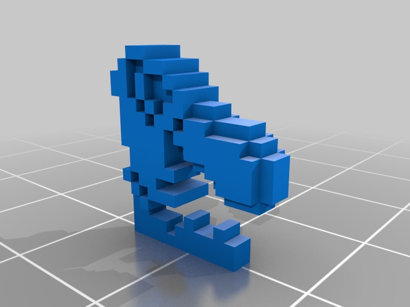 Free 3D file Monty on the Run 8-Bit Figure・3D printing template to ...