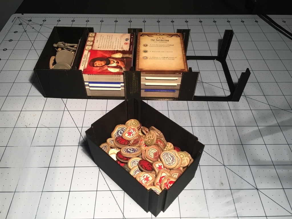 Free 3D file Arkham Horror LCG Card Tray (unsleeved)・Object to download ...