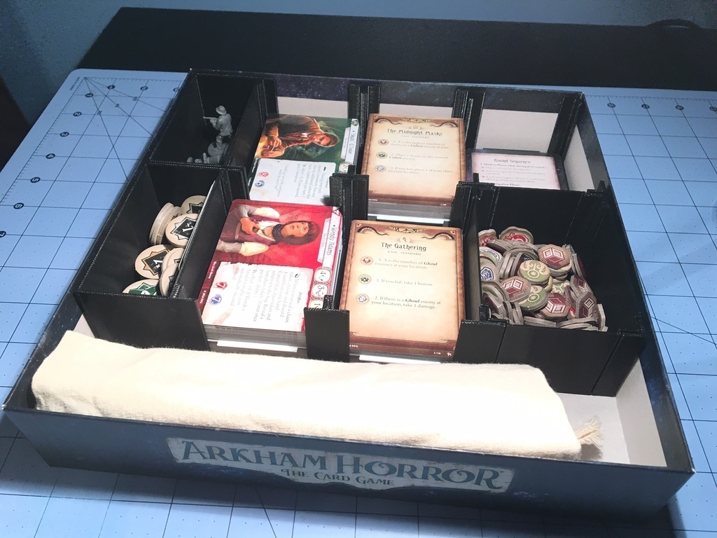 Free 3D file Arkham Horror LCG Card Tray (unsleeved)・Object to download ...