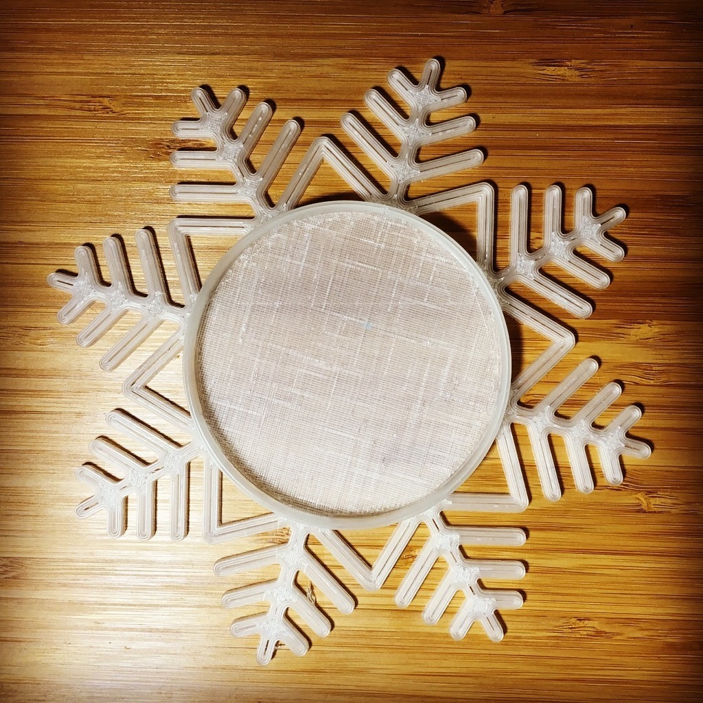 Free 3D file Snowflake Stand under the candle (IKEA) ️・3D printable ...