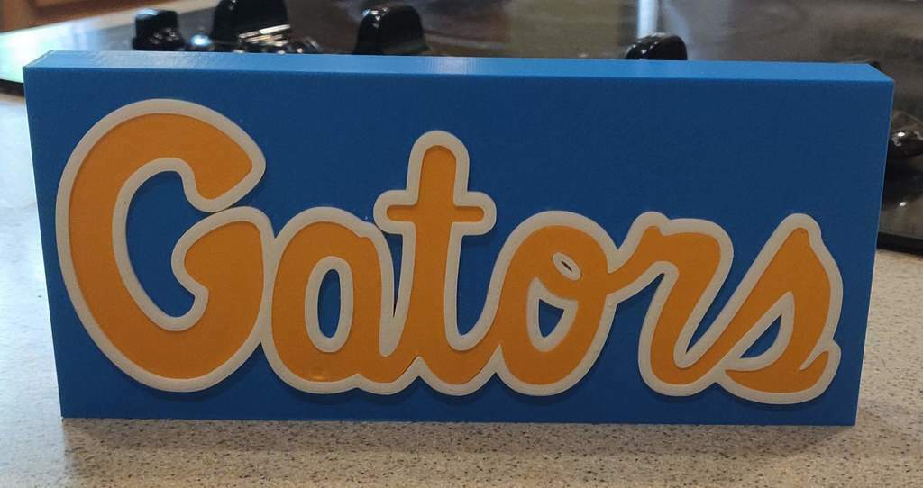 Free 3D file UF Athletics Gators Logo・3D printable model to download・Cults