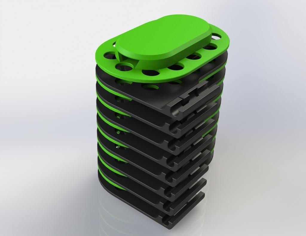 Fichier 3D gratuit spool stacker / Stapelhilfe 👽・Objet imprimable en 3D ...