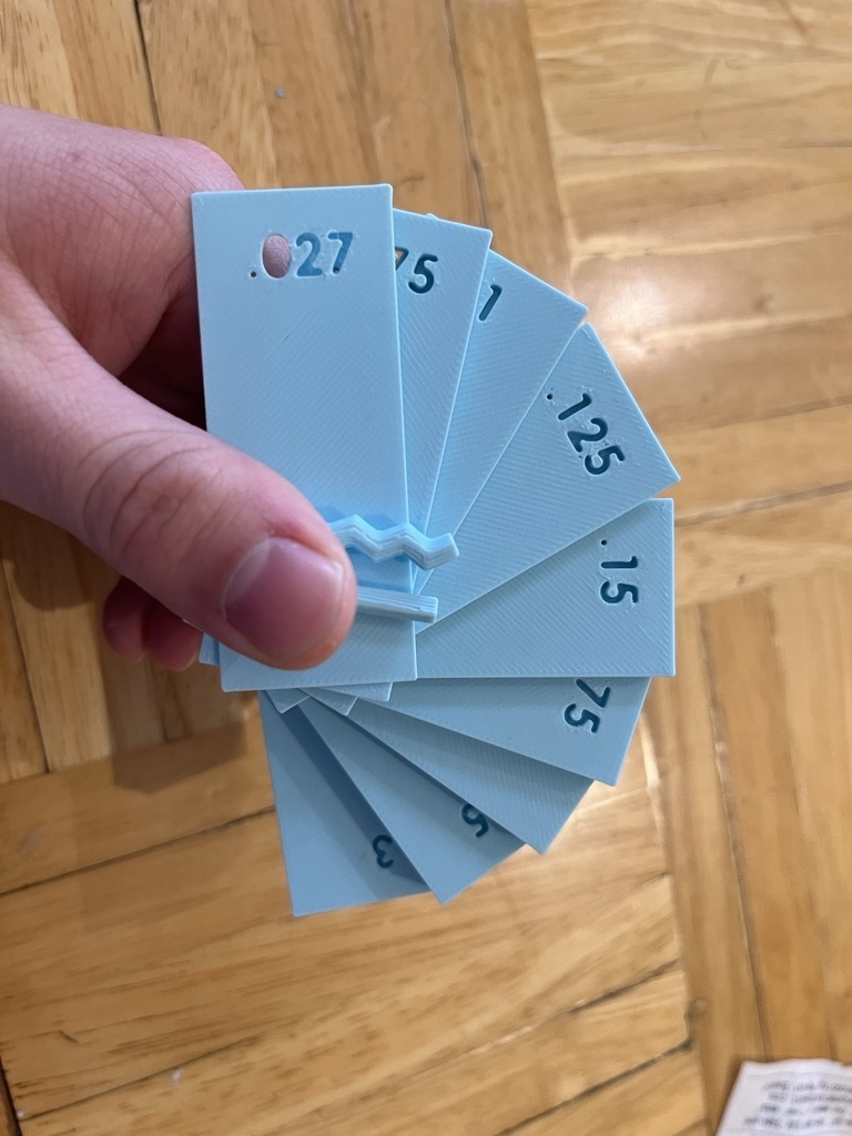 Free 3D file Thickness Reference - Inches・3D printable model to ...