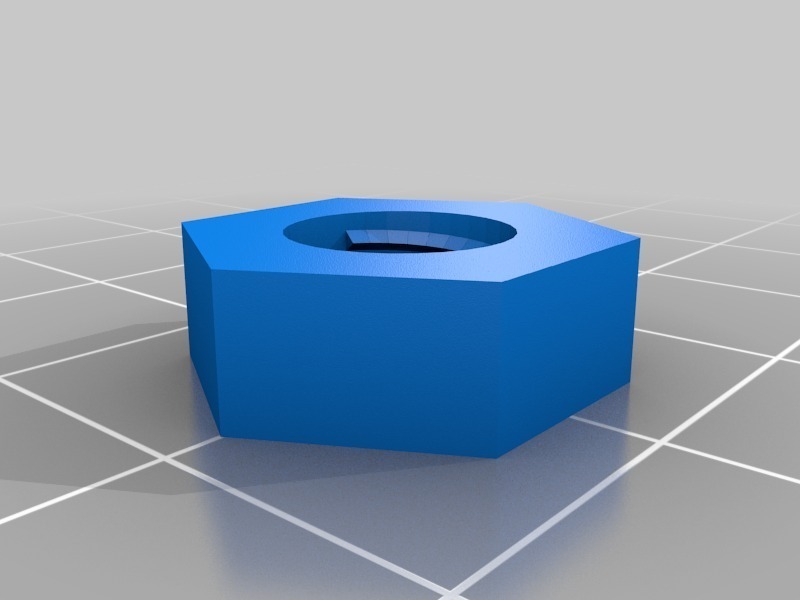 Free 3D file nut・3D printer model to download・Cults