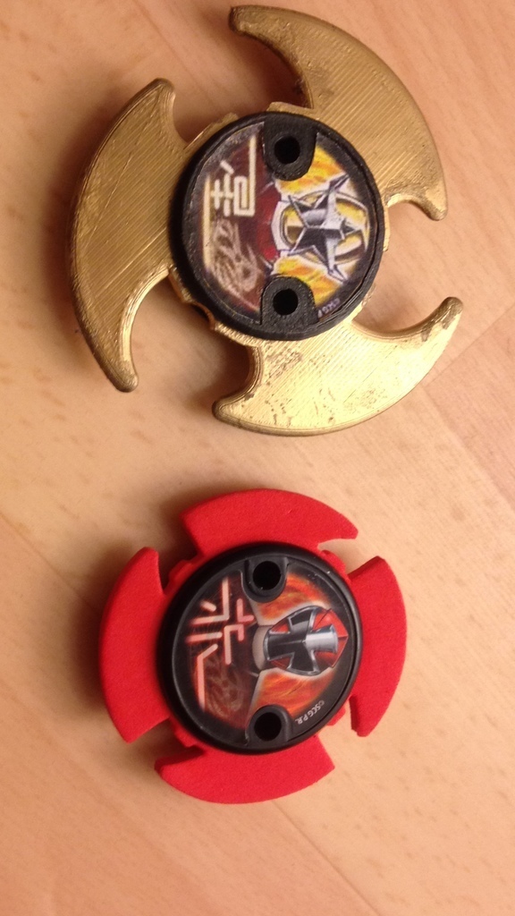 Free 3D file Power rangers ninja steel star étoile・Model to download ...