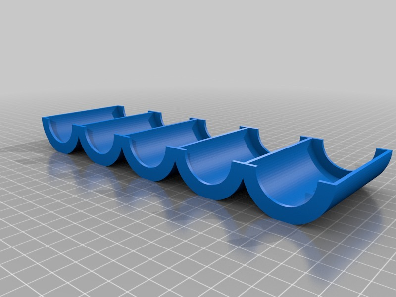Free 3D file 5 row Poker Chip Rack 40mm・Design to download and 3D print ...