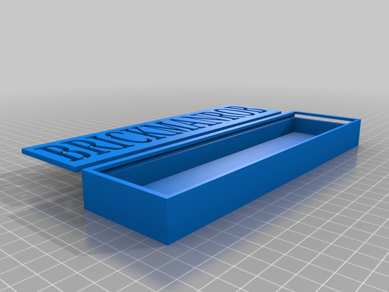 Free 3D file Nameplate Box・3D printer design to download・Cults