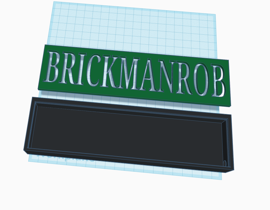 Free 3D file Nameplate Box・3D printer design to download・Cults