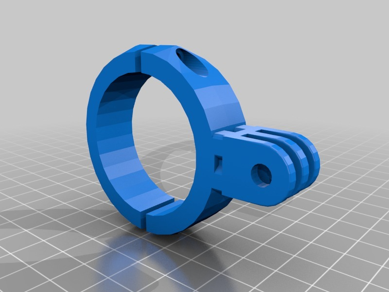 Free 3D file GoPro mount Roll Cage 41mm HD Mk2・Object to download and ...