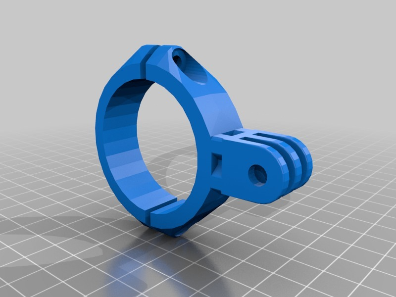 Free 3D file GoPro mount Roll Cage 41mm HD Mk5・Model to download and 3D ...