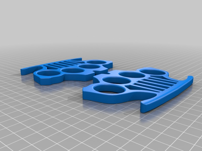 Free 3D file Actual size Knuckles・Design to download and 3D print・Cults