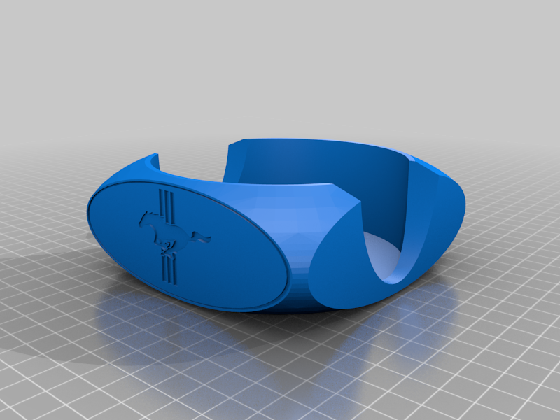 Free 3D file Ford Mustang Coaster Caddy - 100mm Coasters・Object to ...