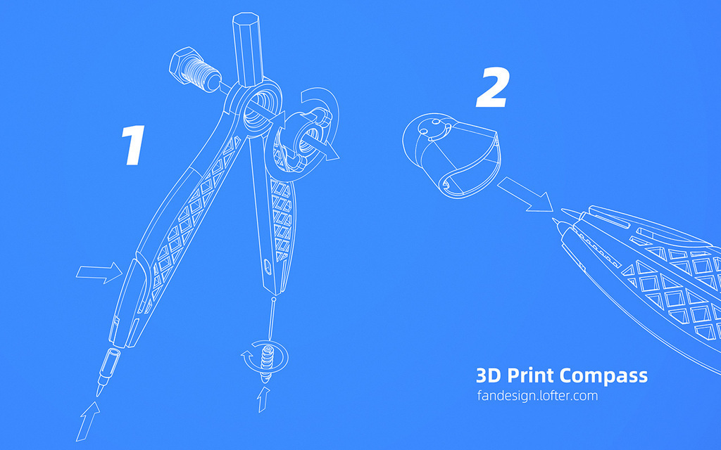Free 3D file Compass Ver. 2.1 🧭・3D print design to download・Cults