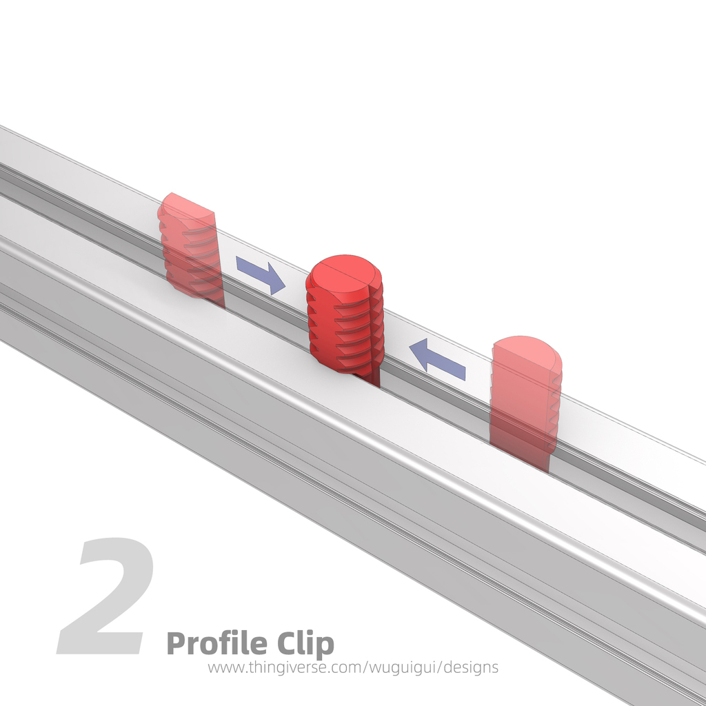 Free 3D file Profile Clip 📦・3D printable model to download・Cults