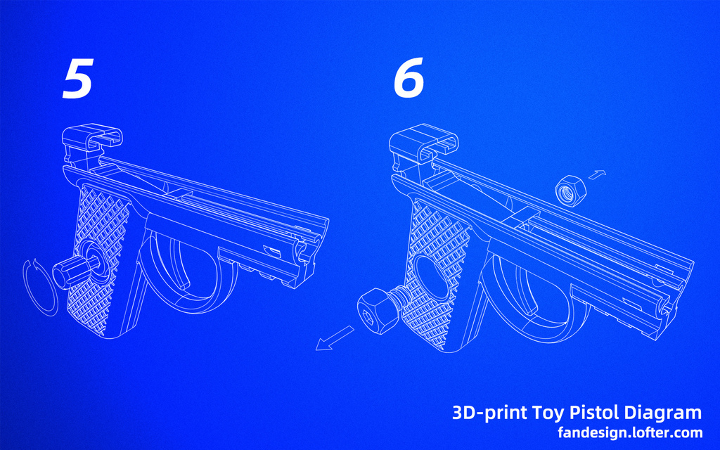 Free 3D file Toy Pistol 🔫・3D printer model to download・Cults