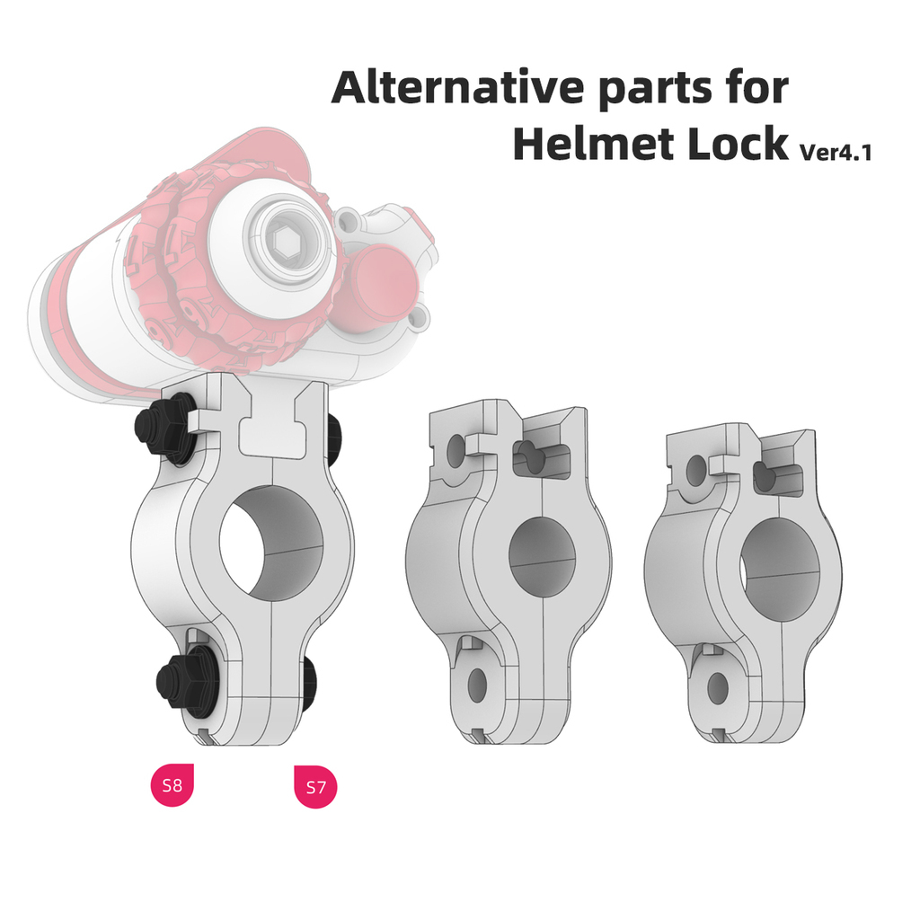 Free 3D file Helmet Lock Alternative Parts・3D printing idea to download ...