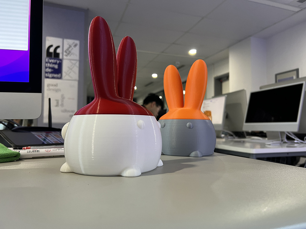 Free 3D file Rabbit Money Box 🐇・3D printer design to download・Cults