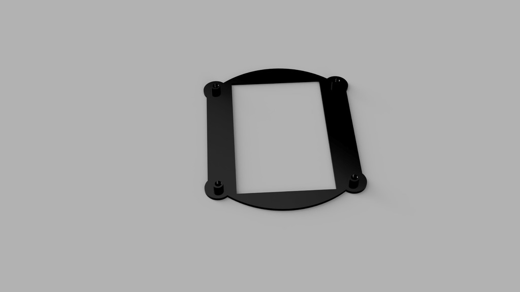 Free 3D file Intel 115X AIO Backplate・3D printer model to download・Cults