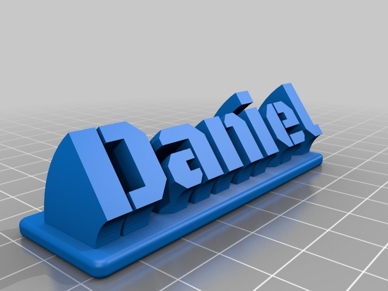 Archivo 3D gratuito DANIEL・Idea de impresión 3D para descargar・Cults