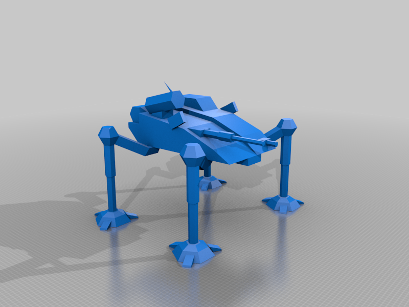 Free 3D file American Mecha Scorpion Quad Mecha・3D printing template to ...