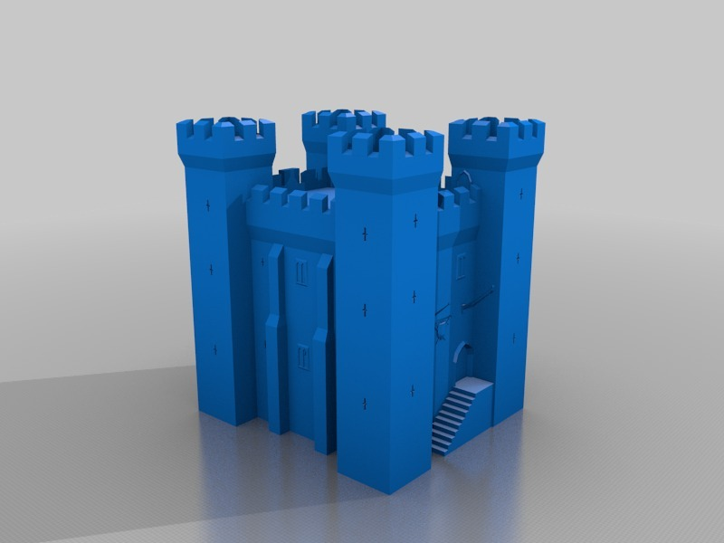 Free 3D file Stronghold - Keep medium・3D printer model to download・Cults