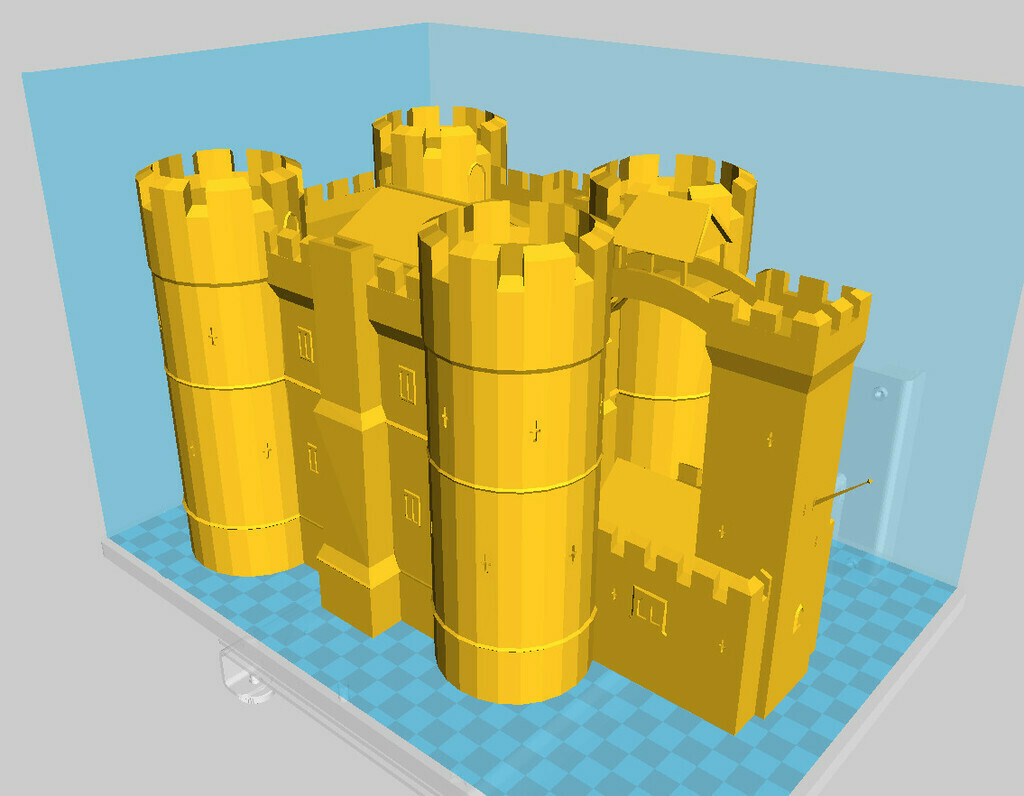 Free 3D file Stronghold - Keep large・3D printing model to download・Cults