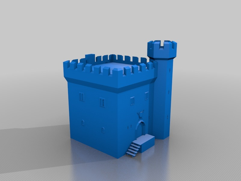 Free 3D file Stronghold - Keep small・3D print object to download・Cults