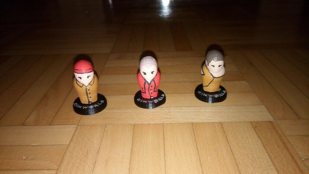 Free 3D file RimWorld Humans (colonists with stand)・3D printer design ...