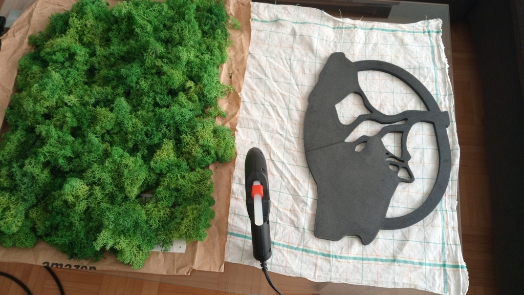 Free STL file Tree with moss for wall 🌳・Design to download and 3D print ...