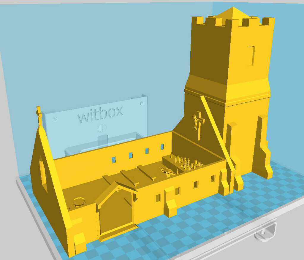 Free 3D file Stronghold - Church・3D printable model to download・Cults