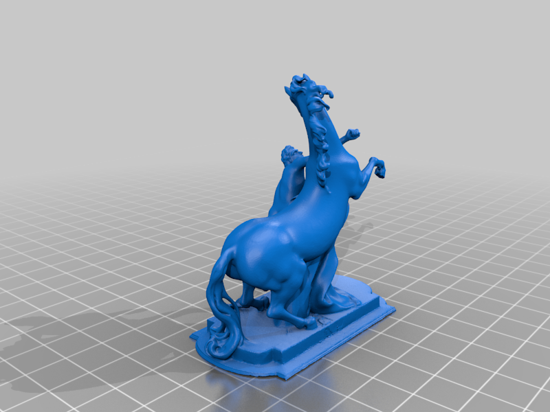 Free 3D file Baroque horse statue (Belvedere, Vienna)・3D printing ...