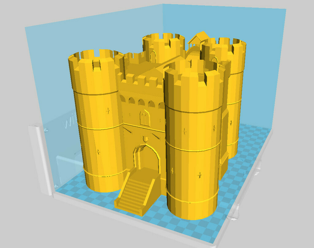 Free 3D file Stronghold - Keep large・3D printing model to download・Cults