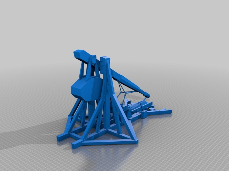 Free 3D file Stronghold - trebuchet (victory)・Object to download and to 3D print・Cults
