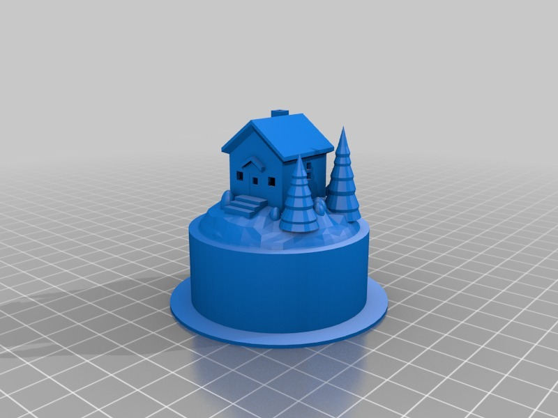 Free 3D file Tea Light Scene - House w/Mason Jar Flange 🫖・Model to ...