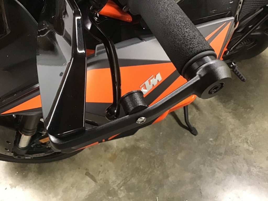 Free 3D file Adapter to mount a 7/8" bar end mirror to a Super Duke GT ...