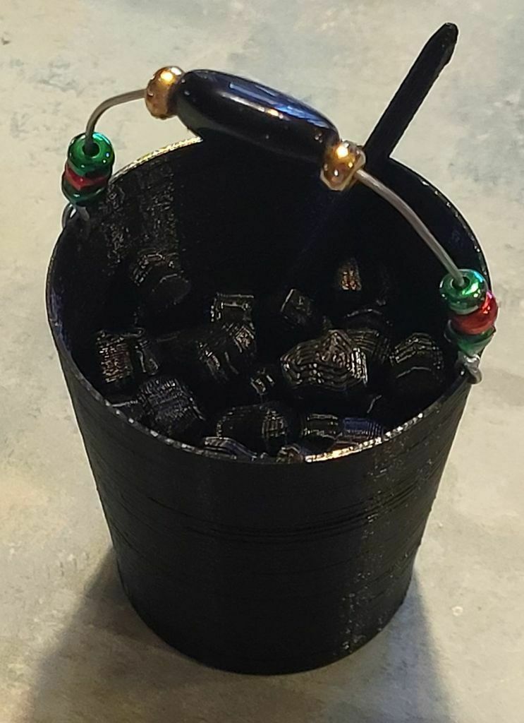 Free 3D file Coal Bucket With Shovel and Coal・3D print design to ...