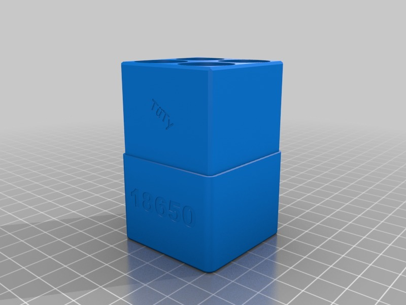 Free 3D file 18650 Battery Case 🔋・Model to download and 3D print・Cults