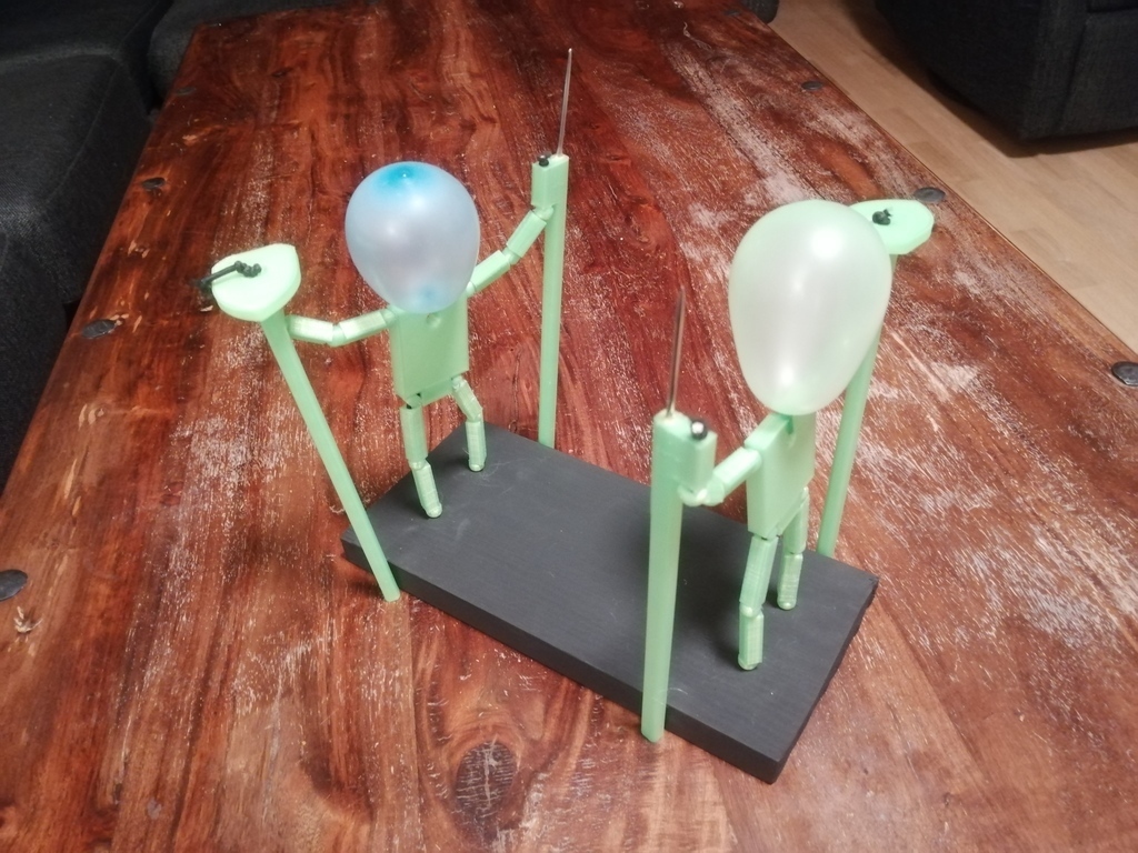 Free 3D file Fencing Game 🤺・3D printer design to download・Cults